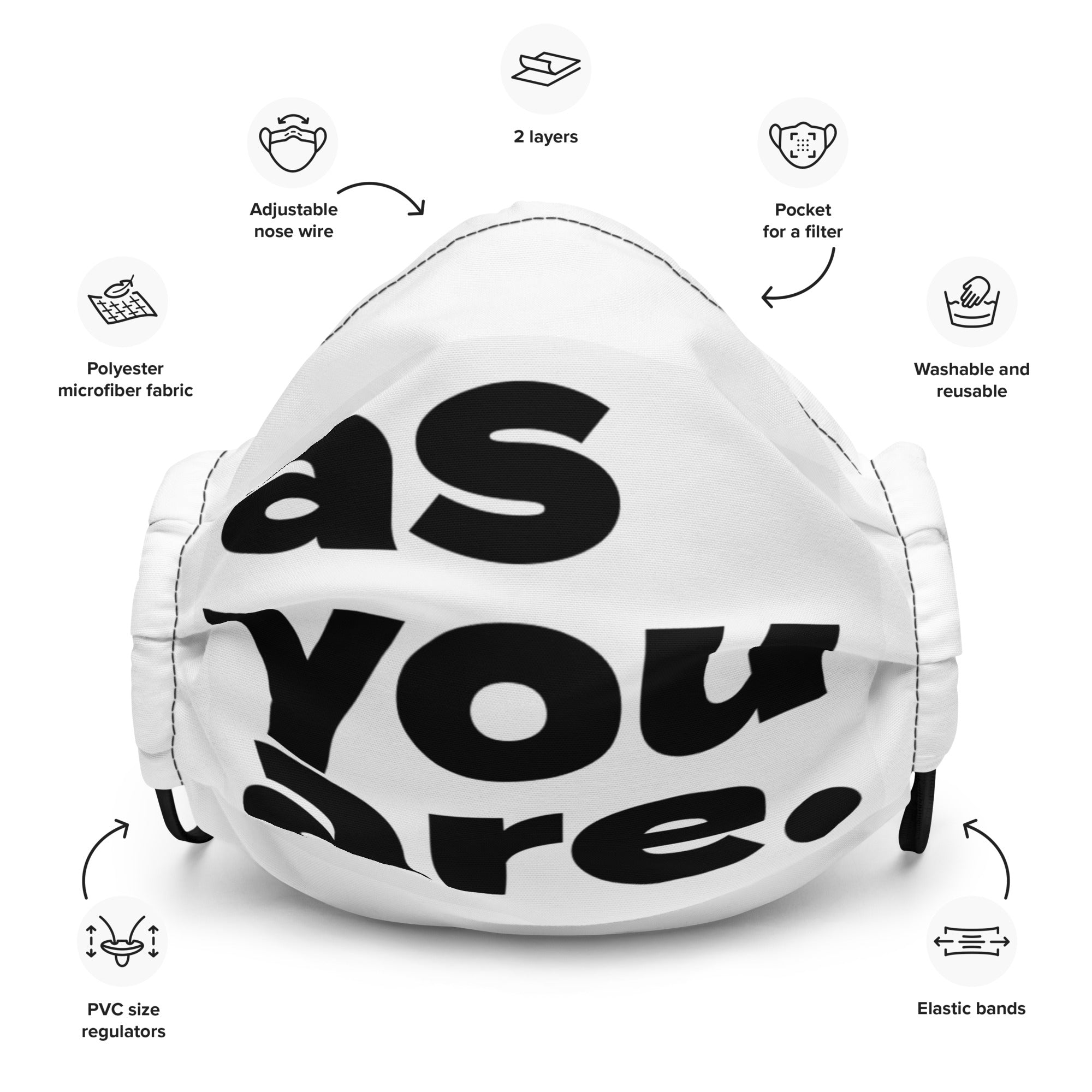 Premium face mask – as you are.